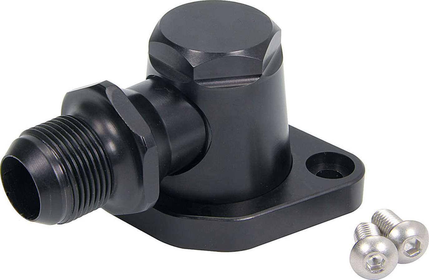 Billet Water Neck 16AN Black – FCRC Machine
